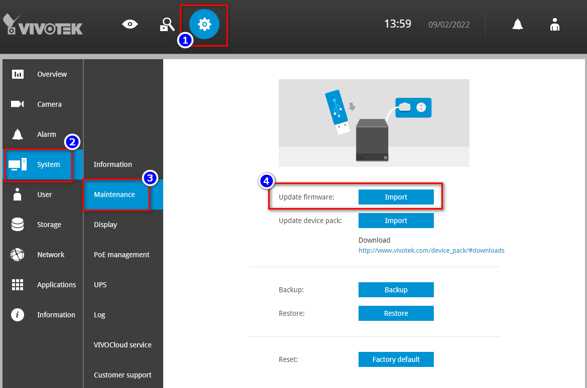 [Linux-based NVRs] How to upgrade the ND-series NVR? – VIVOTEK Support ...