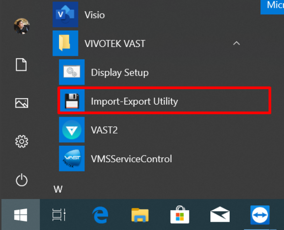 [VAST2] How to export the software configuration file using the Import ...