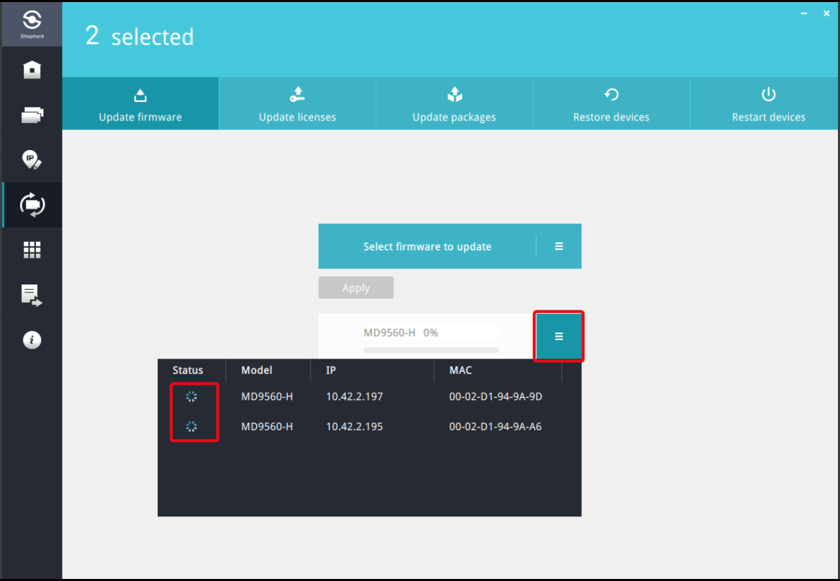 [Shepherd] How to batch upgrade camera firmware? – VIVOTEK Support Center