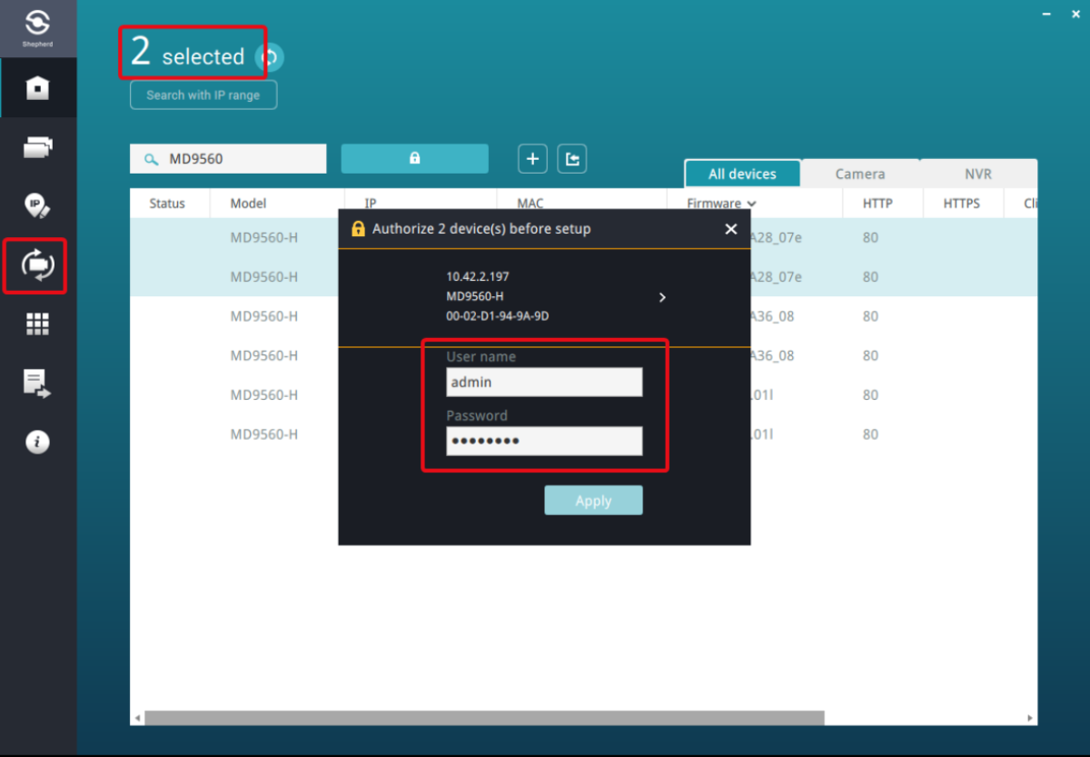 [Shepherd] How to batch upload a VADP package into several cameras? – VIVOTEK Support Center