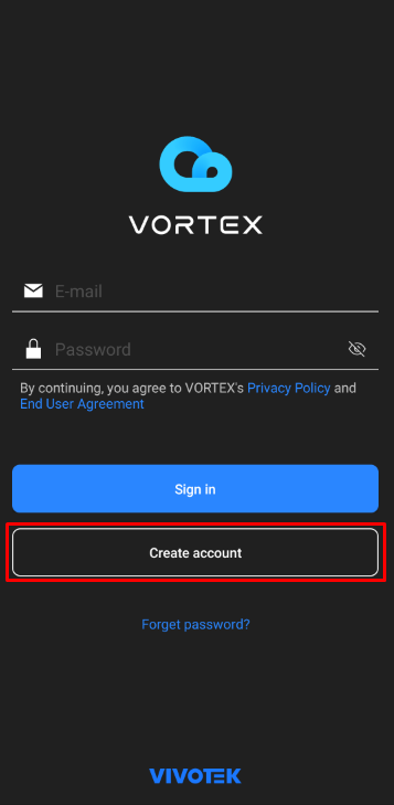 [VORTEX] Getting Started: Setting up your VORTEX account – VIVOTEK Support Center