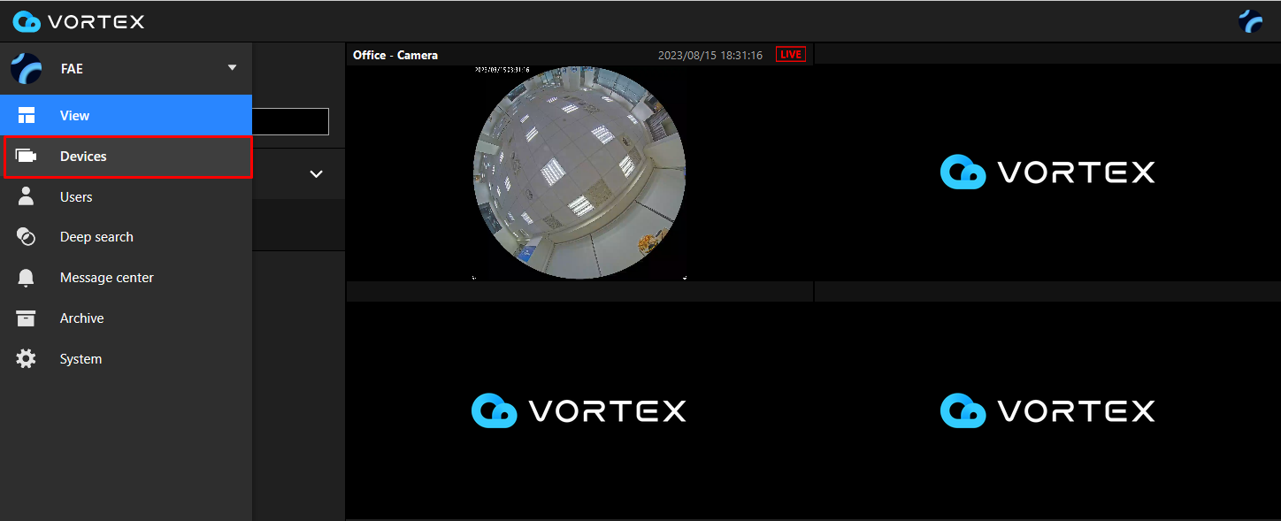 [VORTEX Portal] Where can I check the DEVICE ID information in the ...