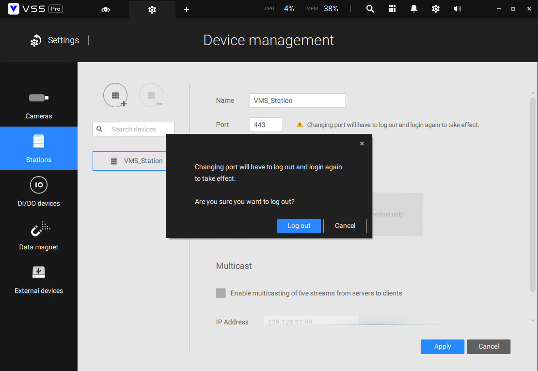[VSS] Can the VAST Security Station HTTPS access port can be changed ...