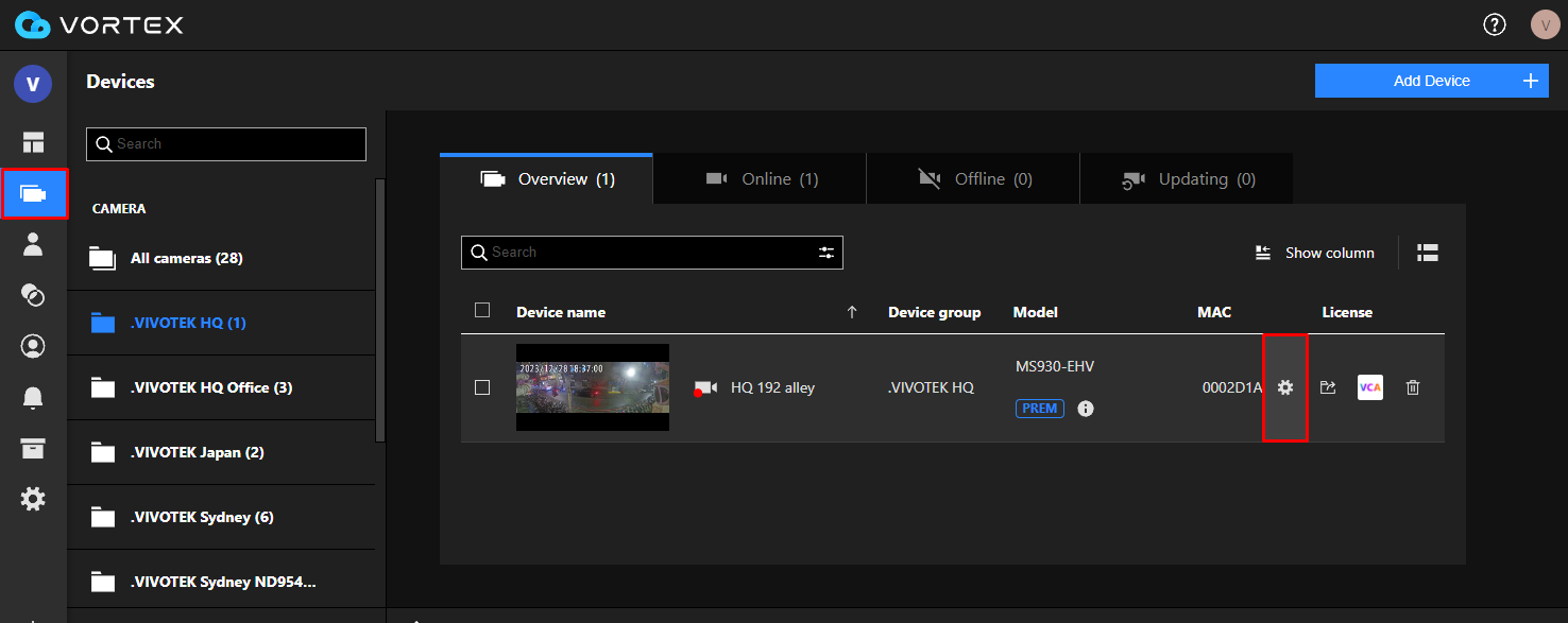 [VORTEX] Getting Started: Setting up Cloud Backup for VORTEX cameras – VIVOTEK Support Center
