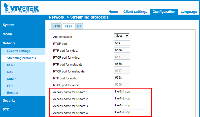 [All Cameras] Unable to get HTTP/RTSP streaming via 3rd party software after upgrading firmware ...