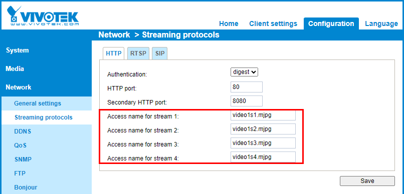 [All Cameras] Unable to get HTTP/RTSP streaming via 3rd party software after upgrading firmware ...