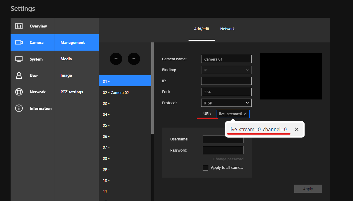 [VORTEX] Enabling RTSP streaming via VORTEX Portal – VIVOTEK Support Center