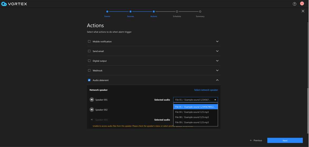 [VORTEX Portal] How to configure a Network Speaker and Set Up Auto-Play ...