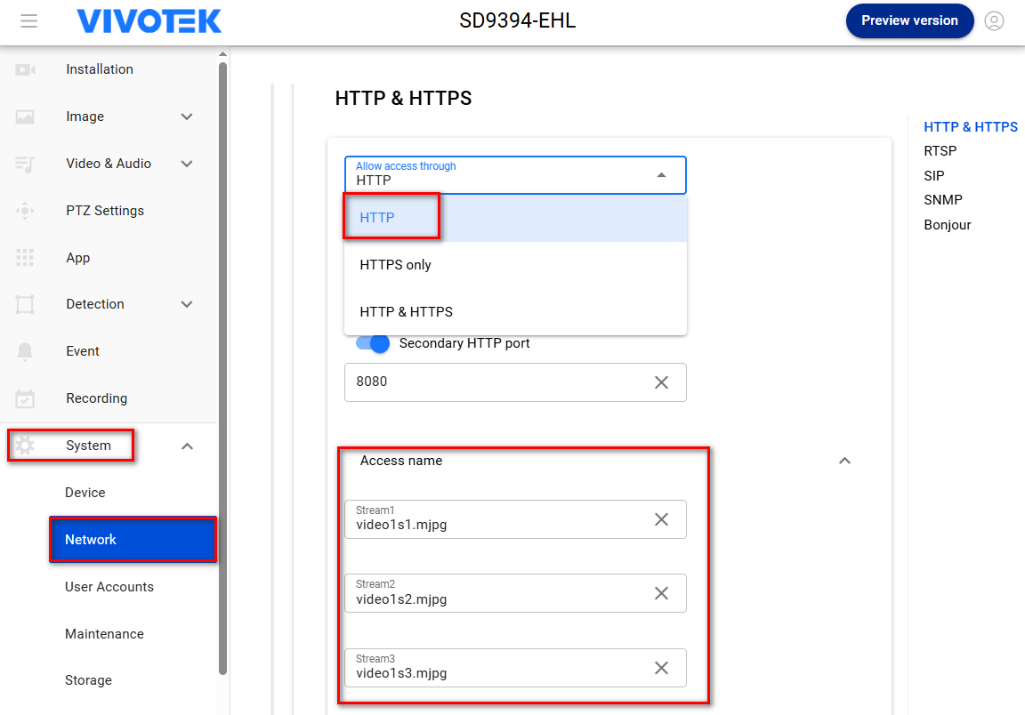 [All cameras] What is the HTTP URL to play the camera's MJPEG stream? – VIVOTEK Support Center