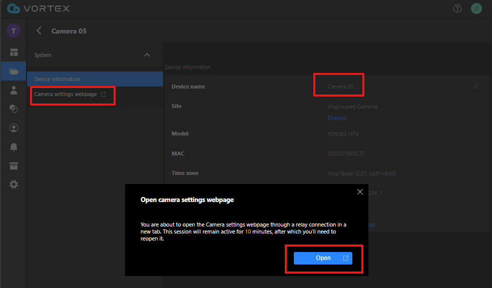 [VORTEX Portal] How can I set up the VCA configuration via the Vivotek Camera webpage? – VIVOTEK ...