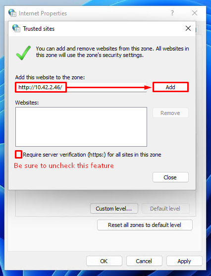 How To Add A Website As A Trusted Site For Microsoft Edge VIVOTEK Support Center