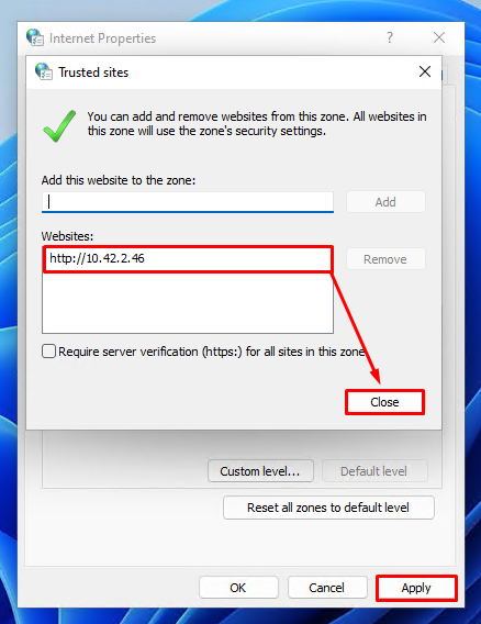 How To Add A Website As A Trusted Site For Microsoft Edge VIVOTEK Support Center