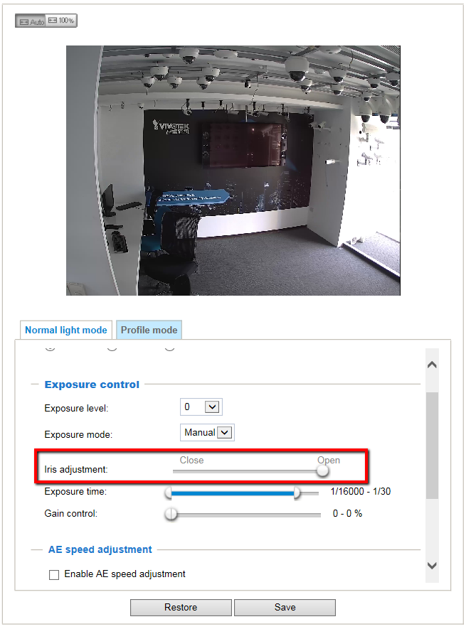 [All cameras] How to check if the camera iris is working – VIVOTEK ...