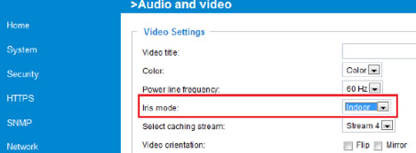 [All cameras] How to choose the three options "Fixed", "Indoor ...